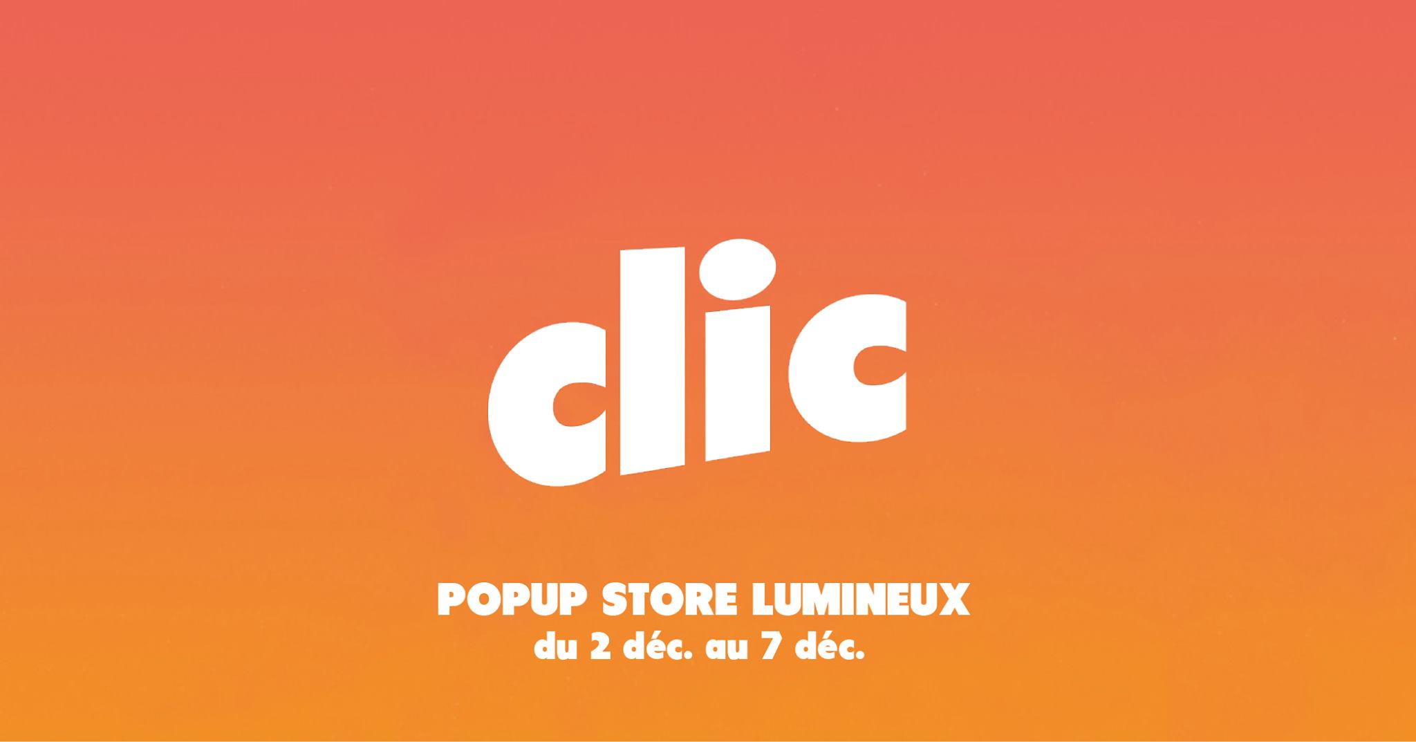 CLIC - Popup!